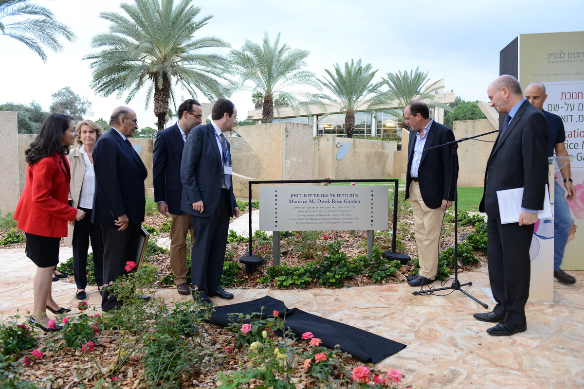 Dedication of the Maurice M. Dwek Rose Garden | International Board ...